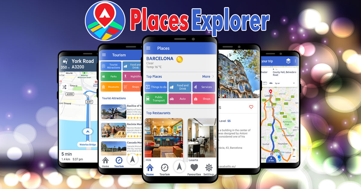 Places Explorer- Best Local Finder & Directions 🌟🌟🌟🌟🌟